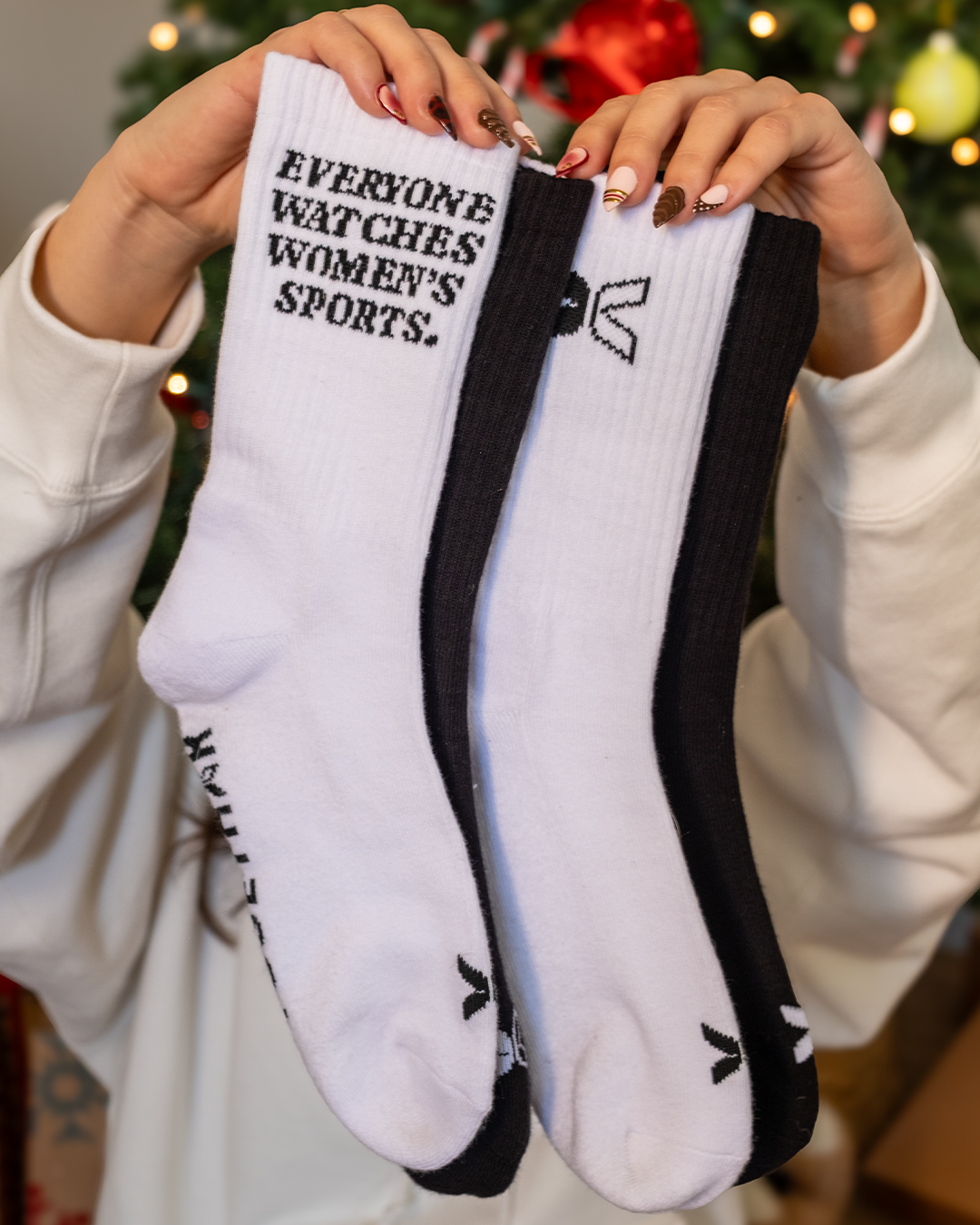 EWWS™ White Socks – Togethxr